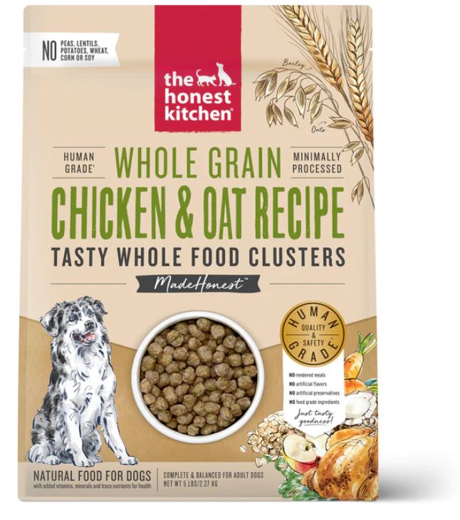 The Honest Kitchen Dog Whole Food Clusters Whole Grain Chicken Dog Food ...